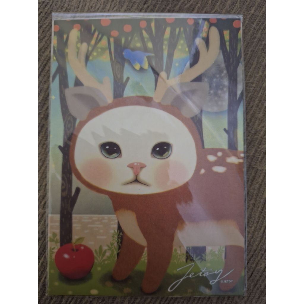Jual kartu pos kucing jetoy/jetoy cat postcard | Shopee Indonesia