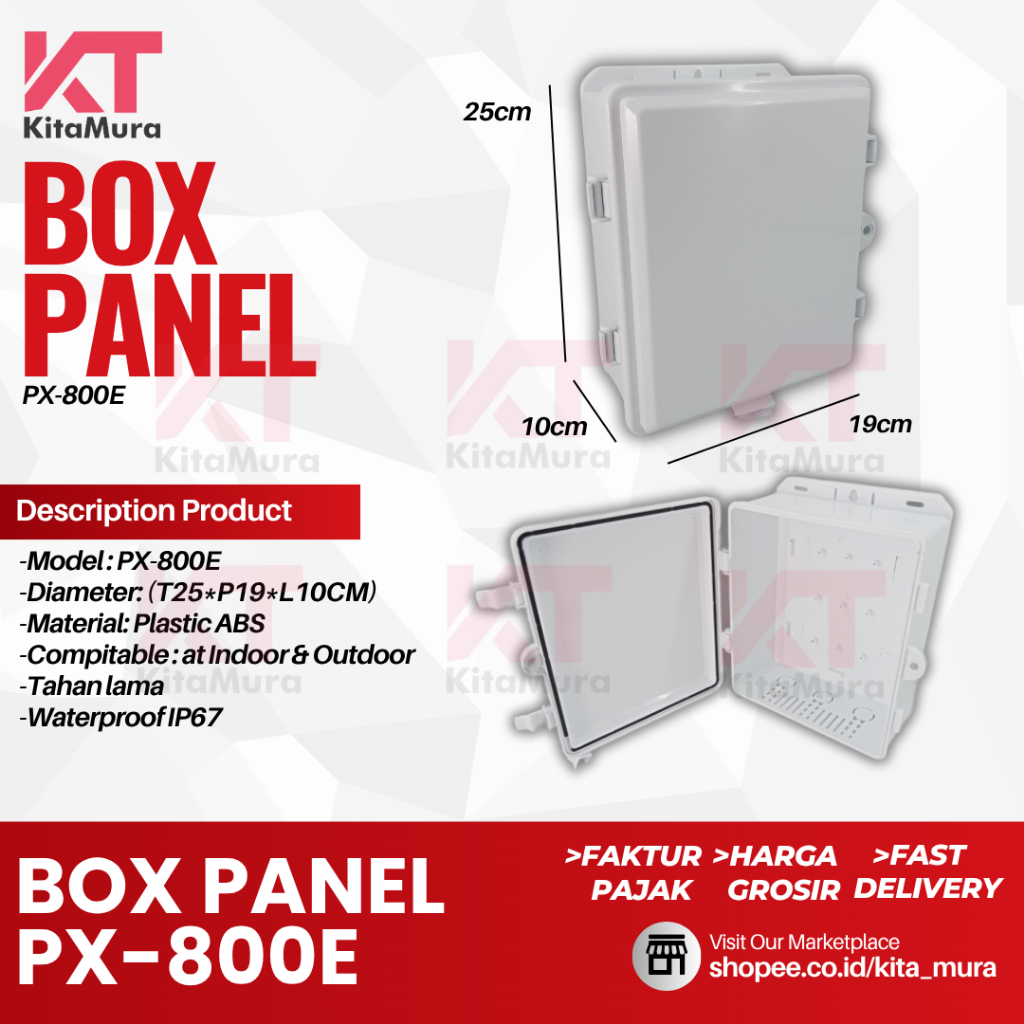 Jual Box Panel Listrik Outdoor 800 || Box Panel Listrik-Waterproof ...