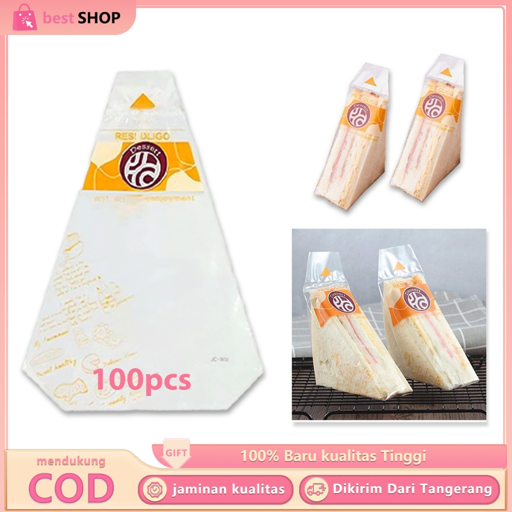 Jual Kemasan Sandwich 100 pcs Sandwich Bag Sandwich Kemasan 23.5x5.5cm ...