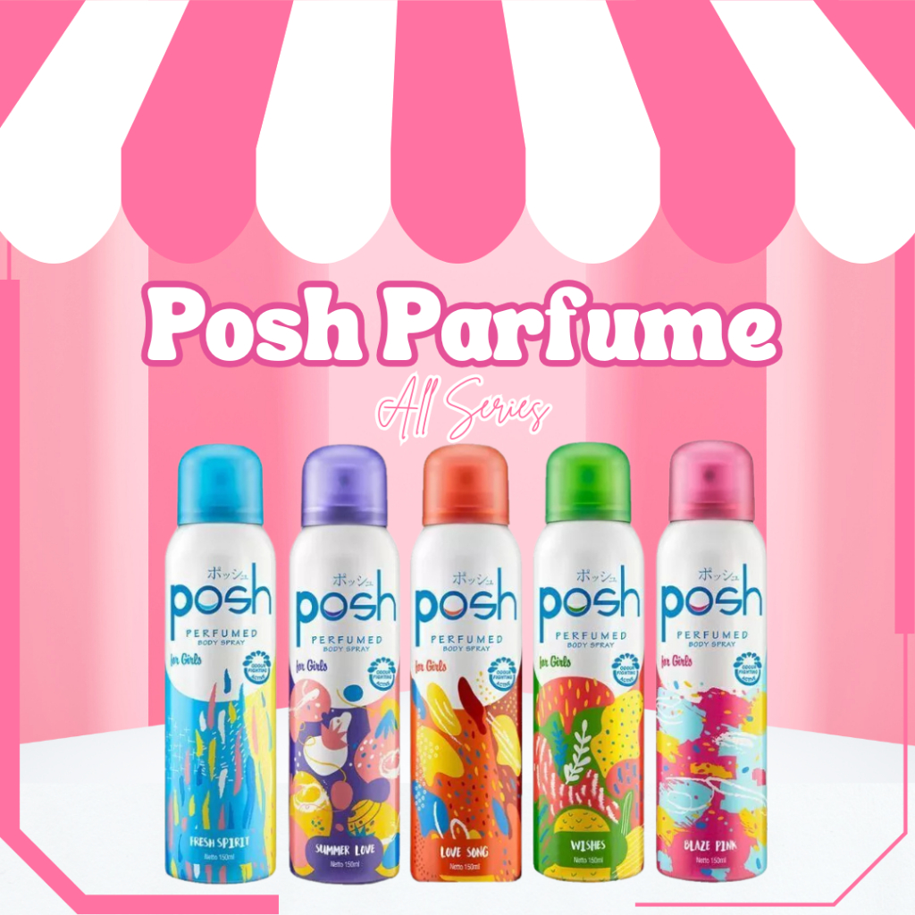 Jual Posh Spray Cologne Blaze Pink Botol 150 ml | POSH HIJAB CHIC ...