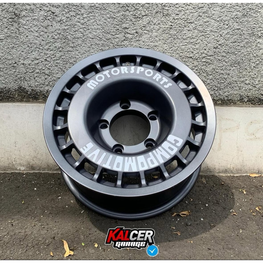 Jual VELG RALLY COMPOMOTIVE R15 5X139,7 LEBAR 8 MOBIL KATANA TAFT ...