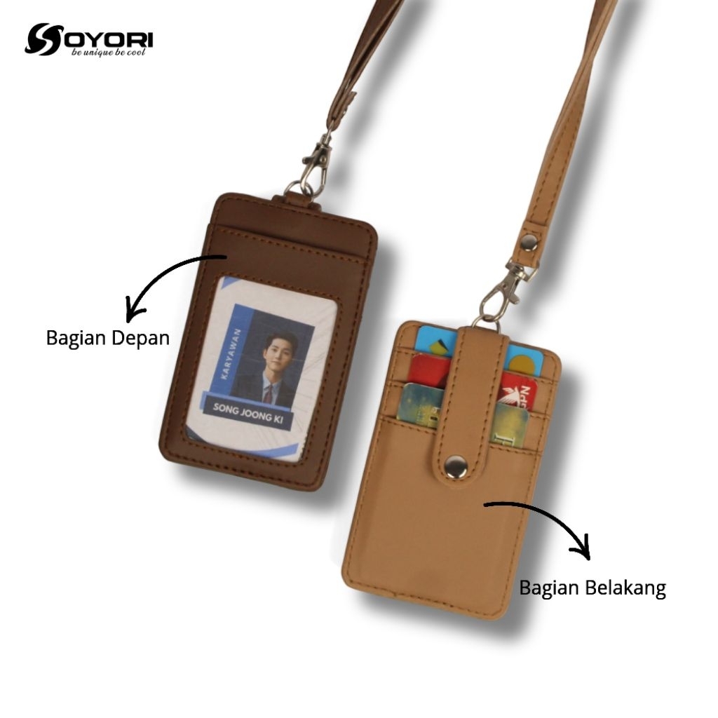 Jual id card holder lanyard nametag dengan pengaman kartu SEVTY SID011 ...