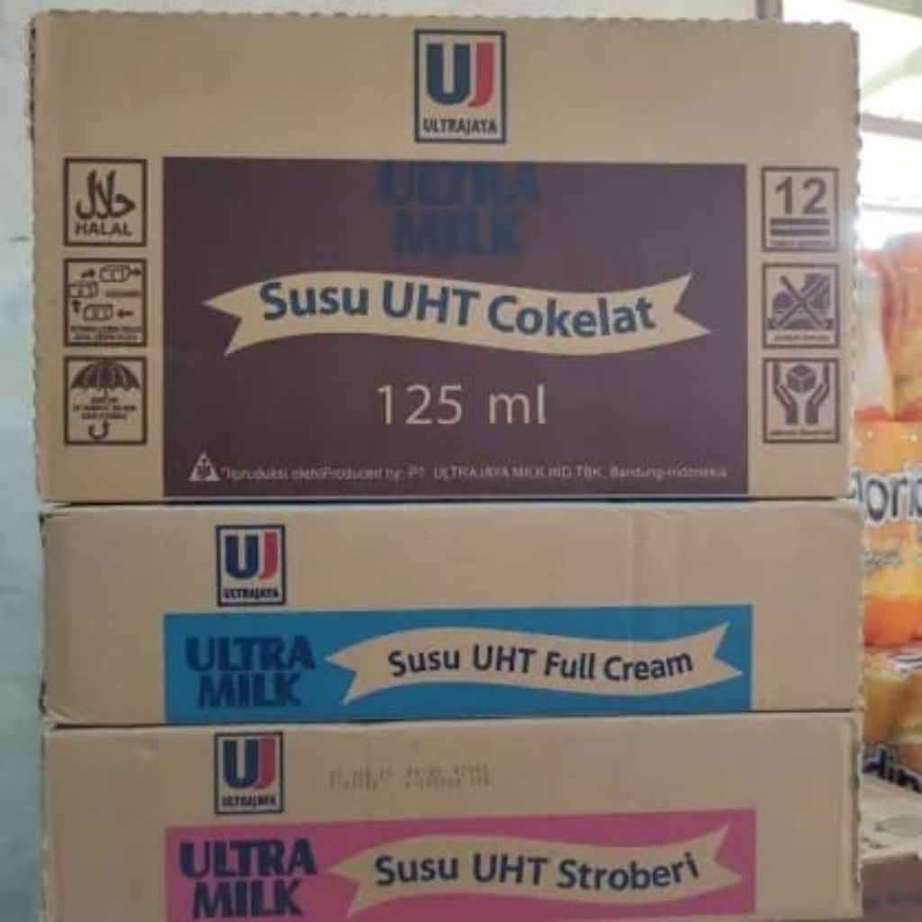 Jual UHT SUSU ULTRA MILK 125 Mil Isi 40PCS | Shopee Indonesia
