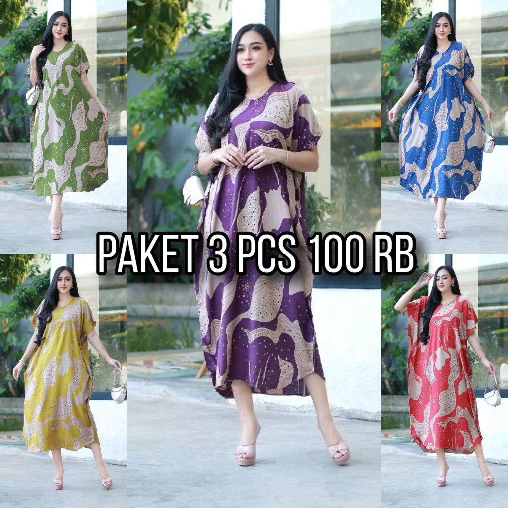 Jual DASTER 3PCS 100RIBU DASTER LOWO MOTIF GELOMBANG BEBAS PILIH WARNA ...