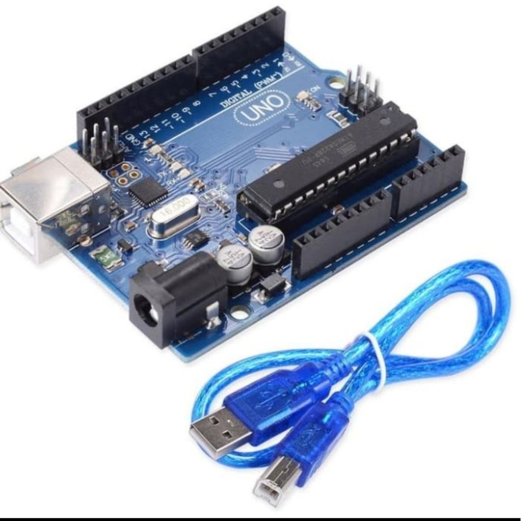 Jual Arduino uno R3 16U2 ATmega328p Dip + Kabel USB | Shopee Indonesia