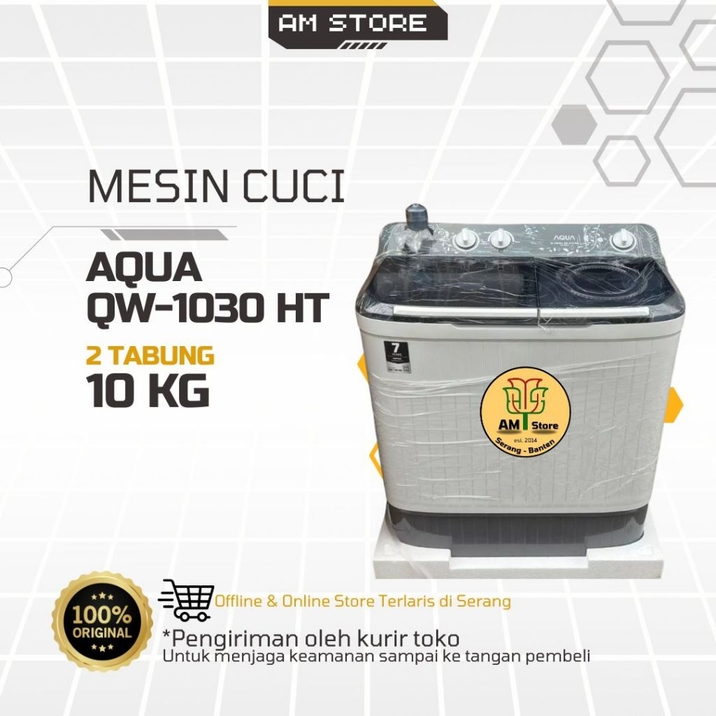 Jual Mesin Cuci Aqua QW 1030HT 10kg | Shopee Indonesia