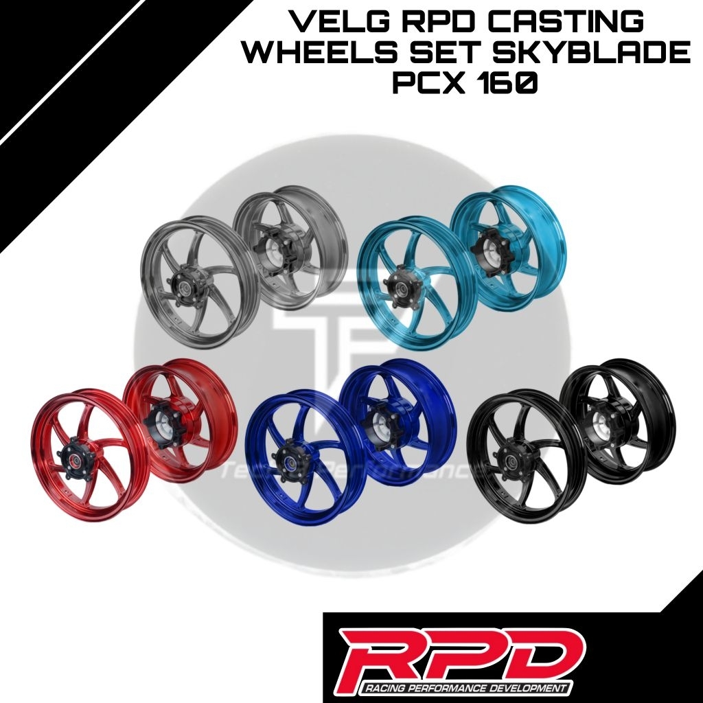 Jual Velg Casting Wheels Set Skyblade RPD PCX 160 | Shopee Indonesia