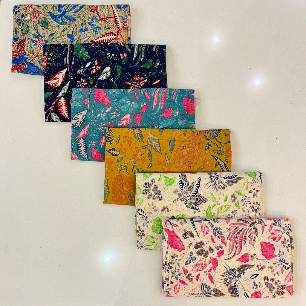 Jual KAIN BAHAN PARIS MOTIF TIGA NEGERI BATIK SRI RATNA | Shopee Indonesia