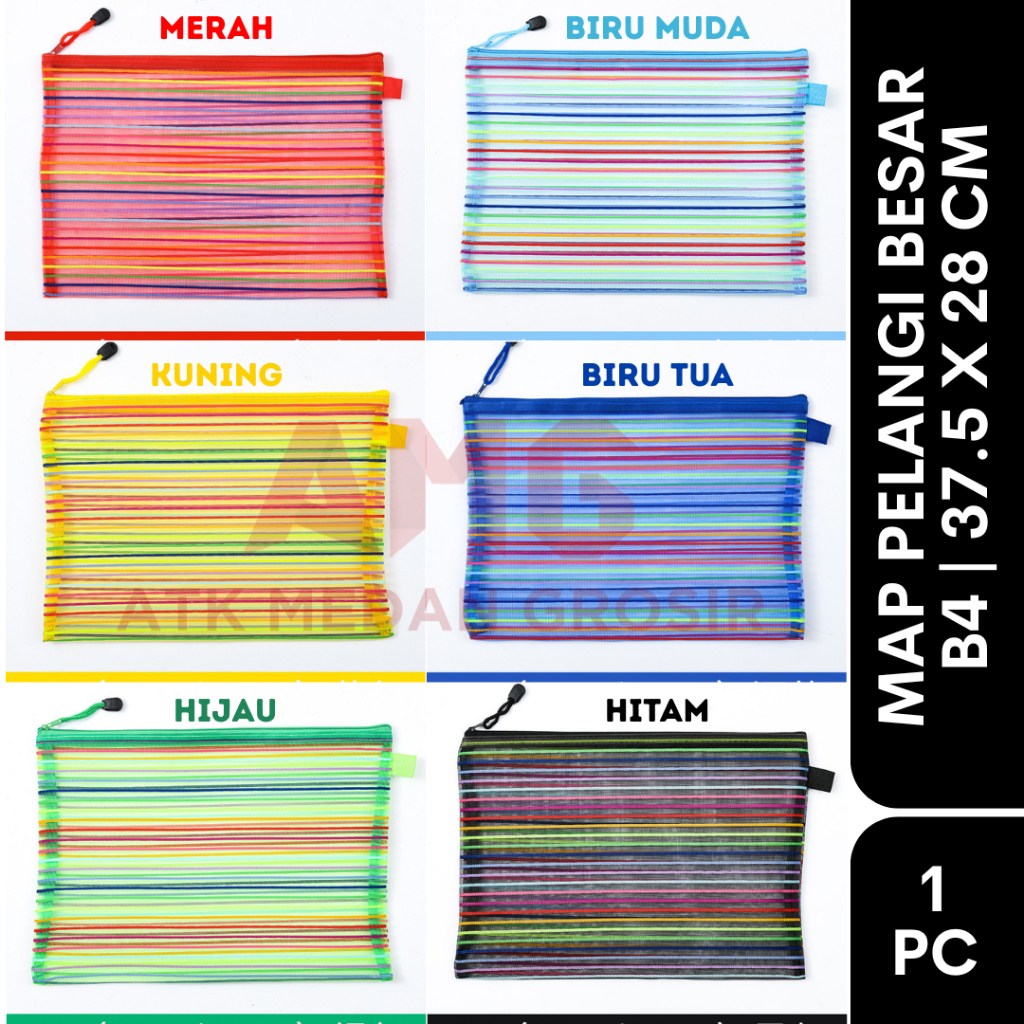 Jual MAP JARING PELANGI BESAR UKURAN B4 37.5 x 28 CM PER PCS | Shopee ...