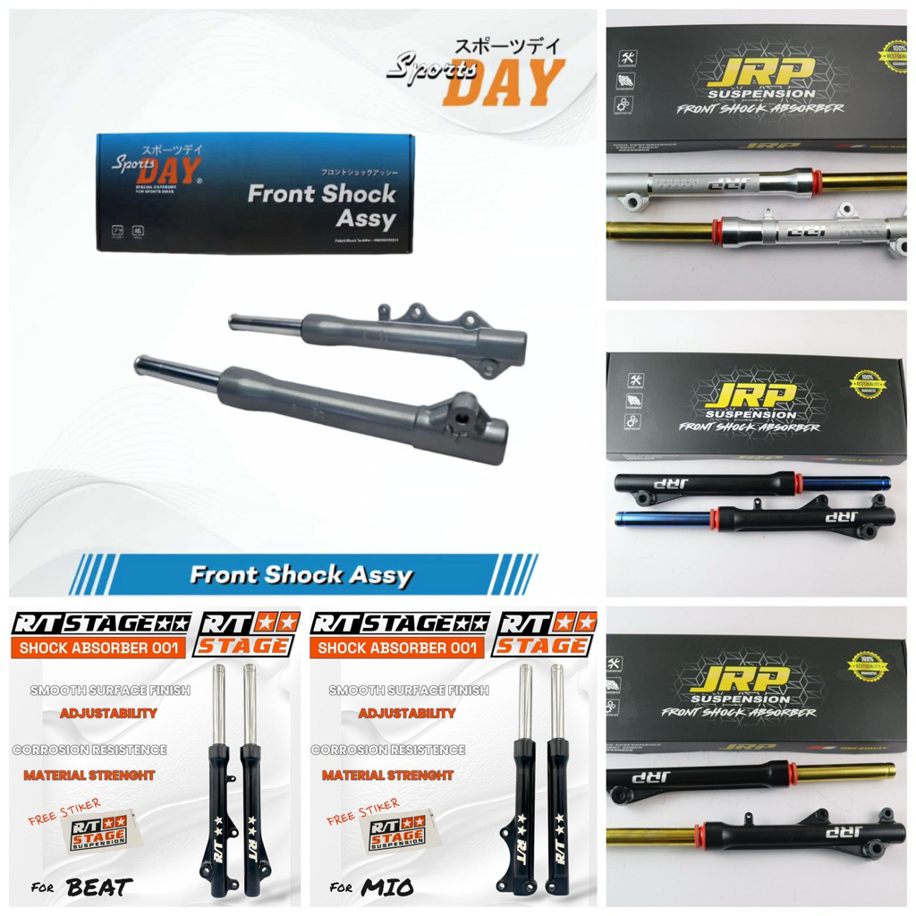 Jual Shock Depan SPORT DAY plus Batang As Shock 26 Crum Yamaha 125Z ...