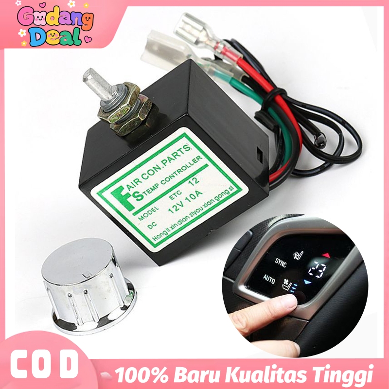 Jual Sensor Suhu AC Mobil 12V Thermistor Thermostat Elektronik untuk ...