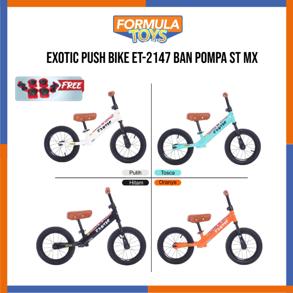 Jual SEPEDA KESEIMBANGAN ANAK EXOTIC PUSH BIKE ET-2147 BAN POMPA ST MX ...