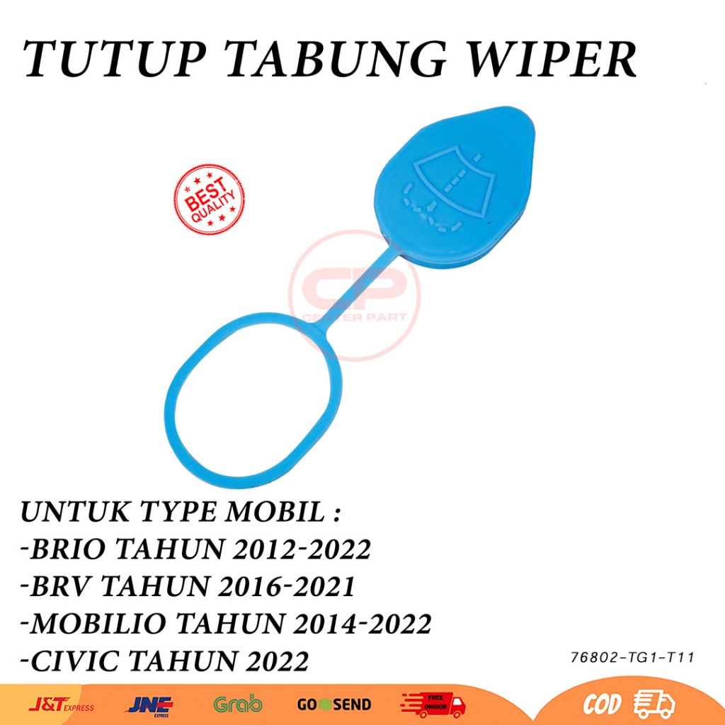 Jual cap tutup botol tabung wiper honda brio brv mobilio civic 2012 ...