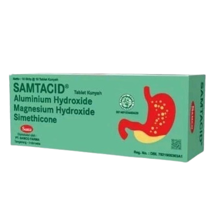 Jual SAMTACID TAB (1 STRIP = 10 TABLET) | Shopee Indonesia