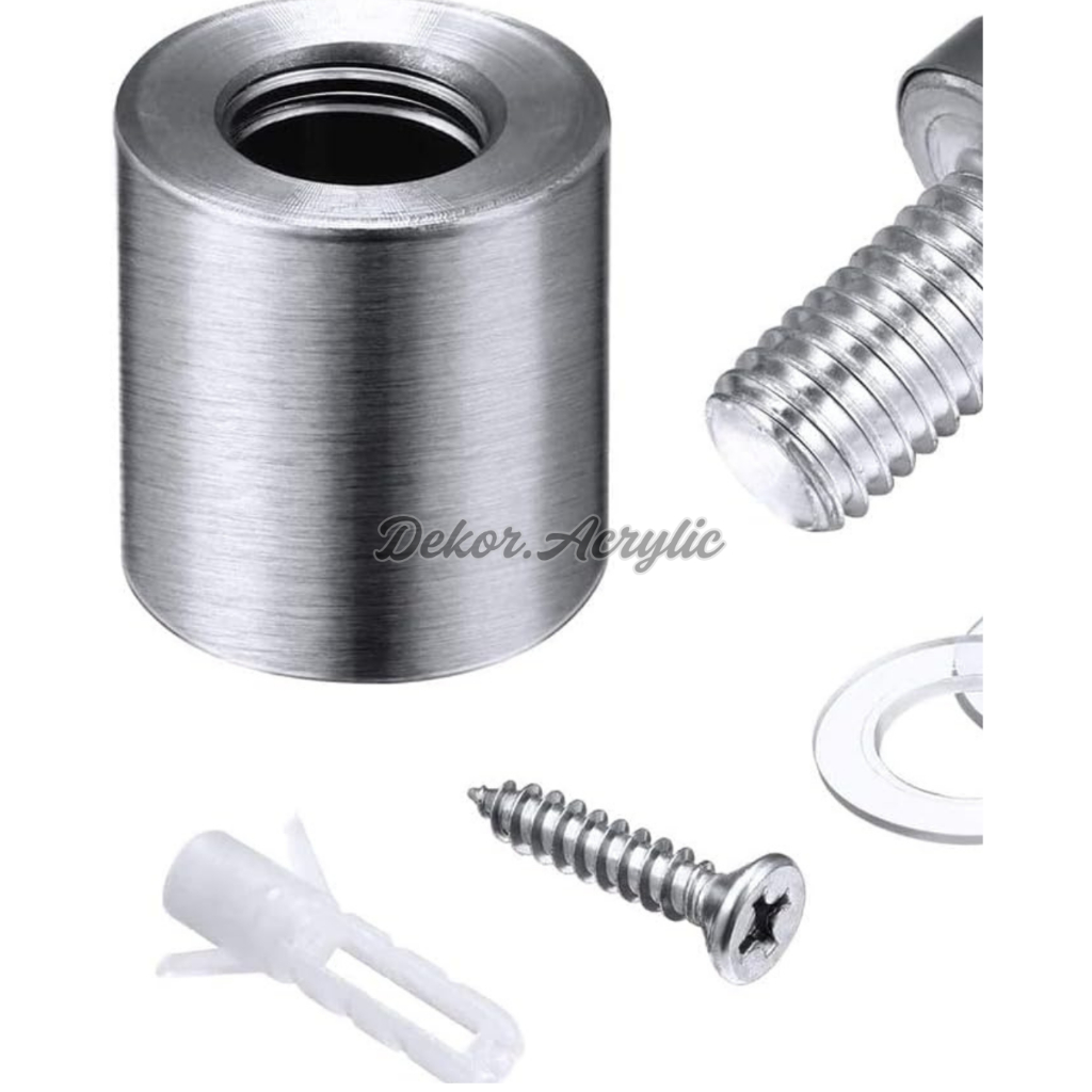 Jual 5pcs Pen Iklan Stainless Baut Akrilik Baut Kaca Sign Board Poster ...