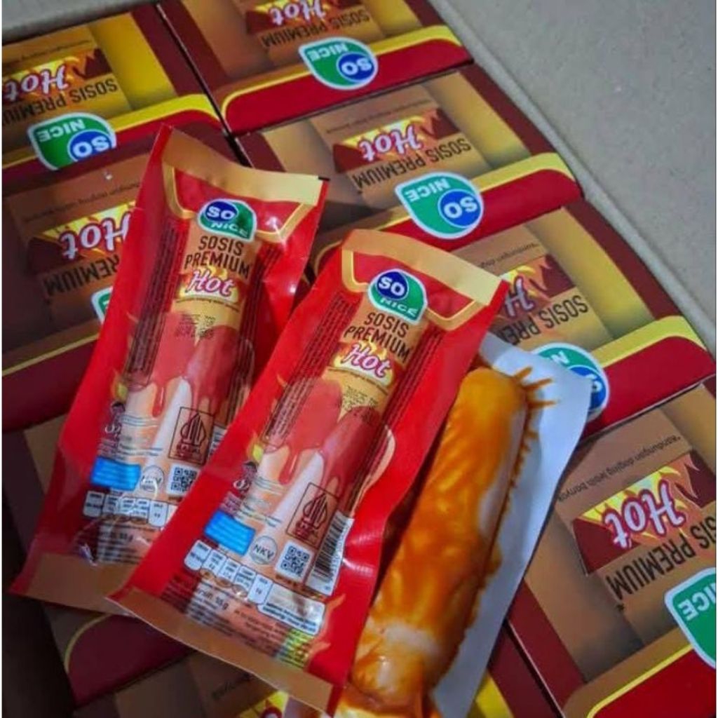 Jual sosis so nice single hot isi 12 pcs | Shopee Indonesia