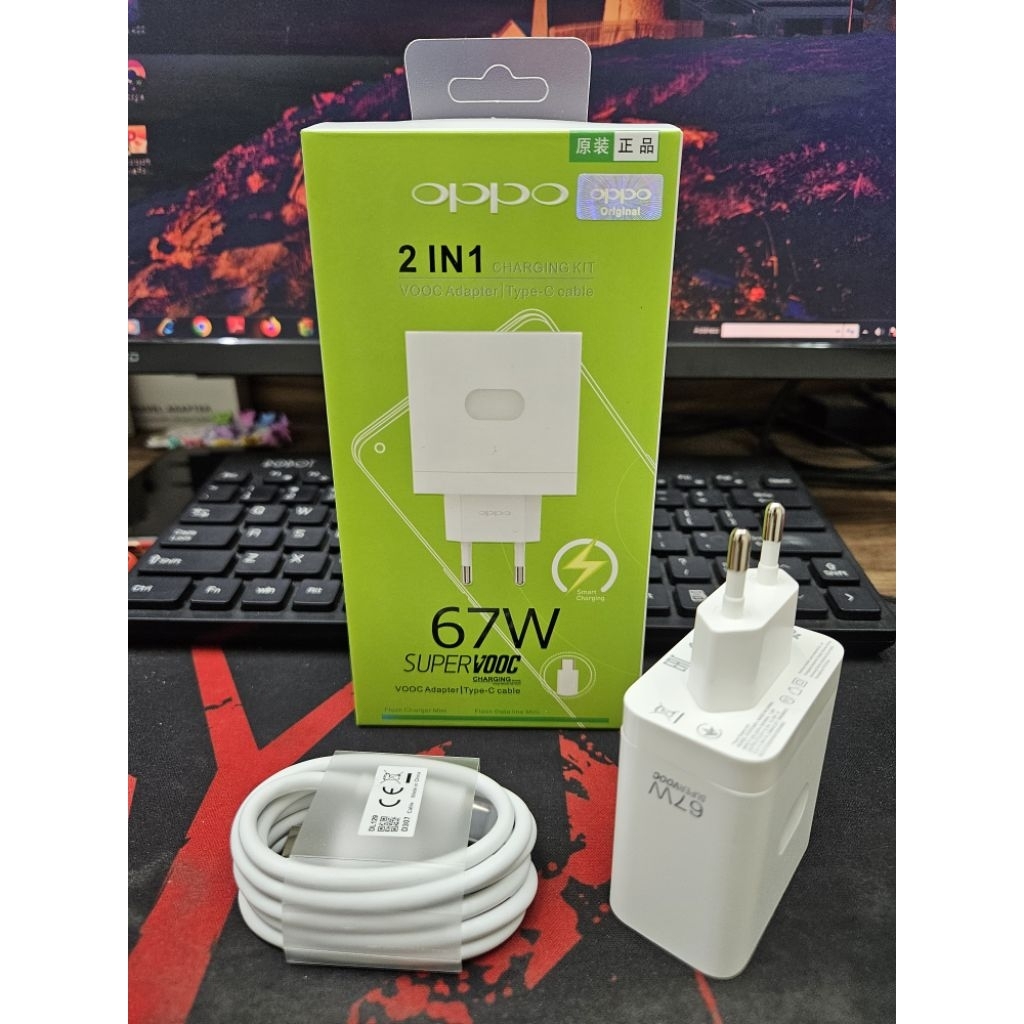 Jual Charger Casan Oppo 67W SUPERVOOC | Shopee Indonesia