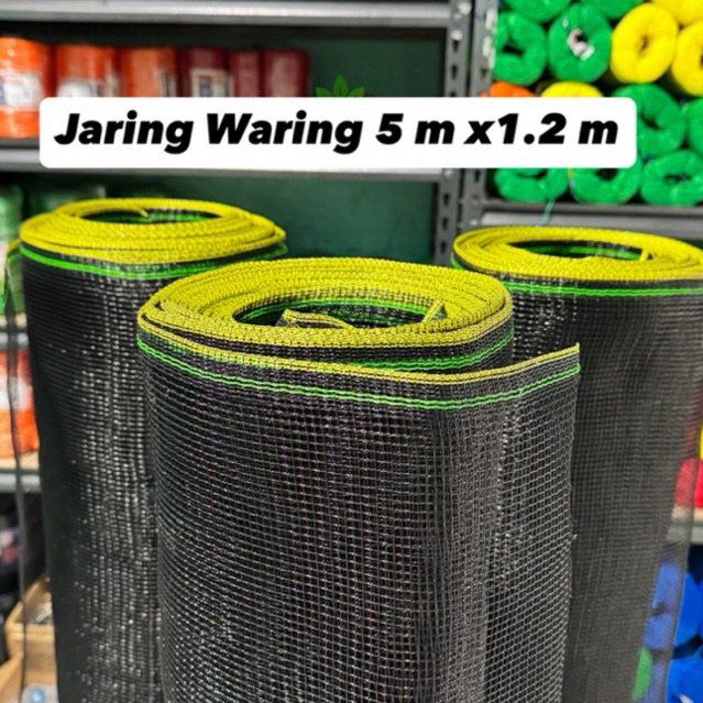 Jual Jaring Waring TL 1,2m x 5 meter - Waring Hitam - Jaring Ikan ...