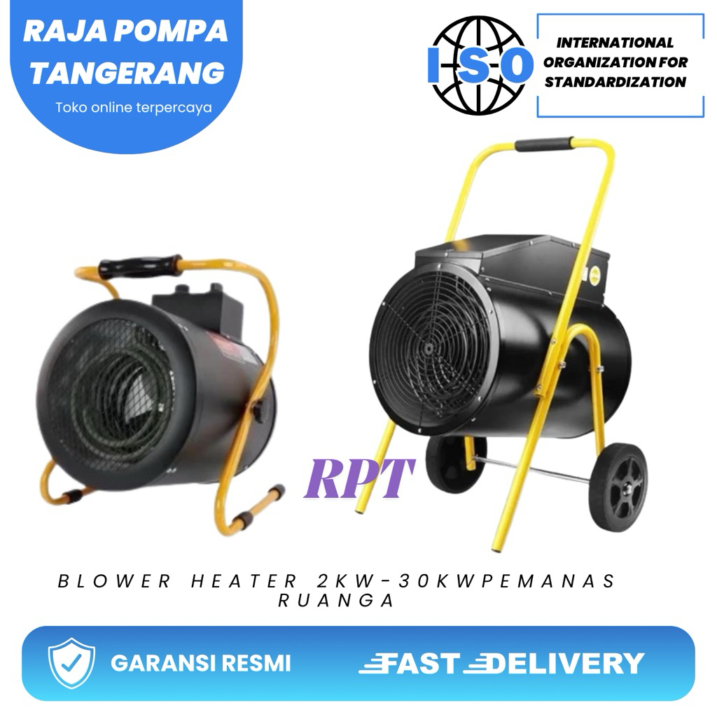 Jual blower pemanas ruangan heater 9kw 380v Blower Pemanas Kandang ...