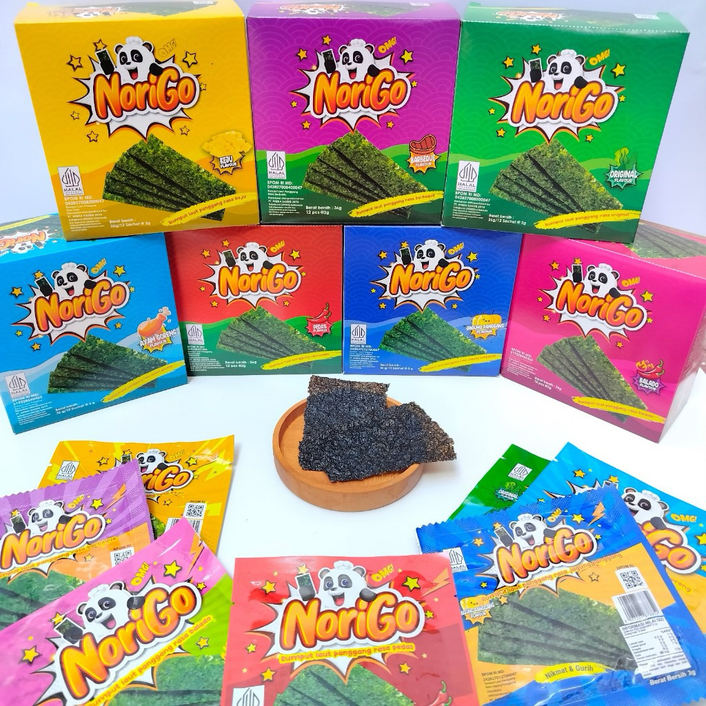 Jual Norigo Snack Rumput Laut (pcs) | Shopee Indonesia