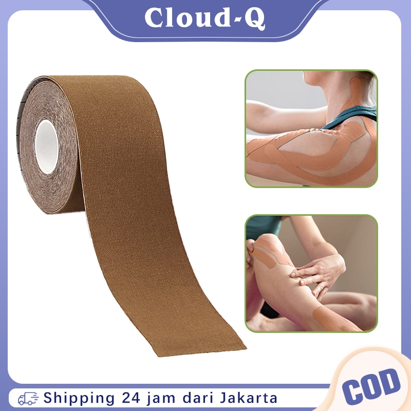 Jual Wrist Taping Otot Taping Muscle Elastis 5cm X 5m Kinesiology ...