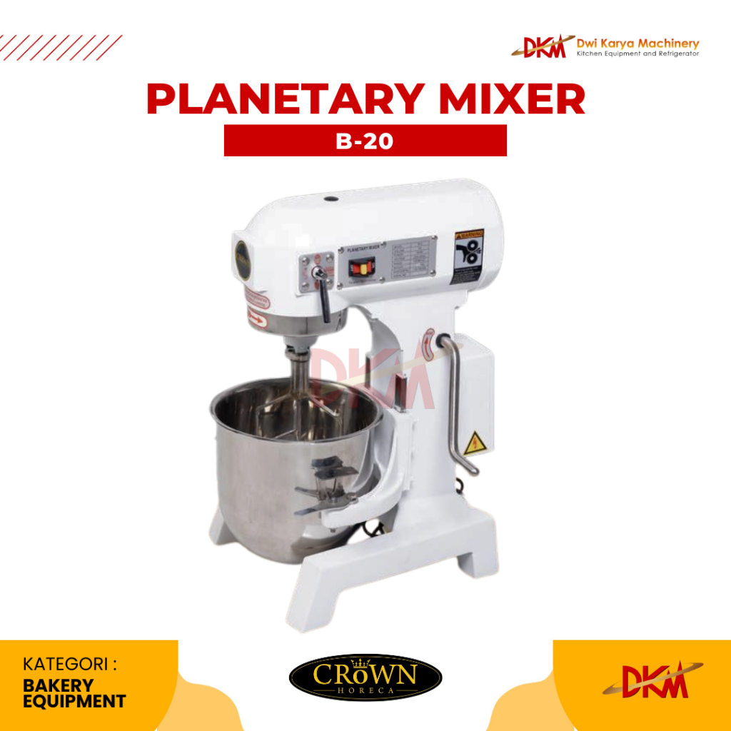 Jual Mixer Roti Crown / Planetary Mixer B-20 CROWN | Shopee Indonesia