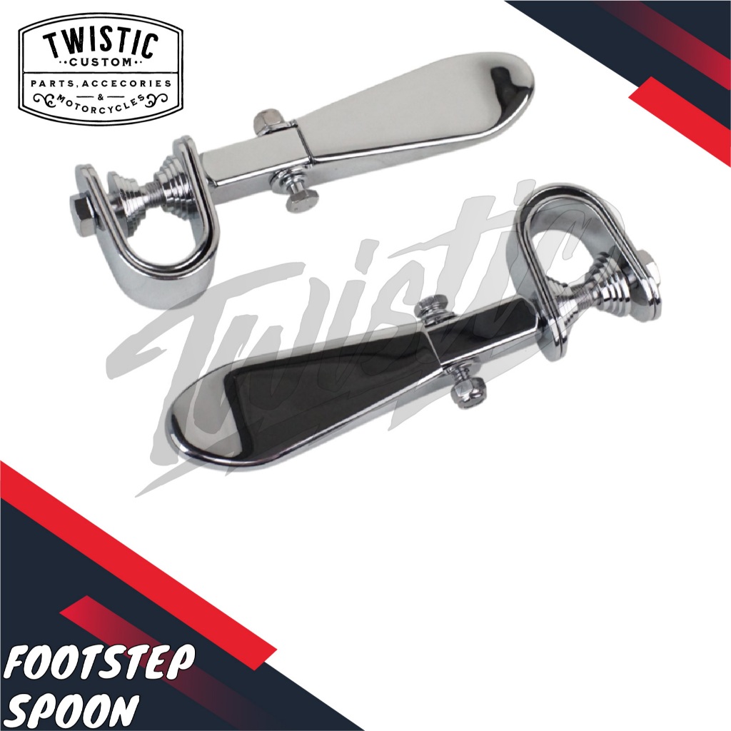 Jual Footstep Spoon Style Motor Harley Davidson Custom Chopper Bobber ...