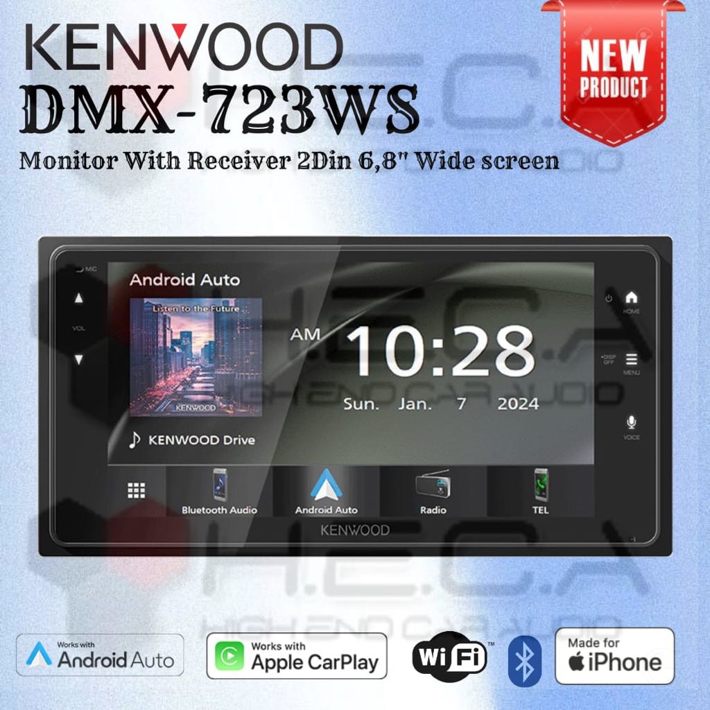 Jual Kenwood DMX-723WS Head Unit Wide Screen For TOYOTA 723WS Tape ...