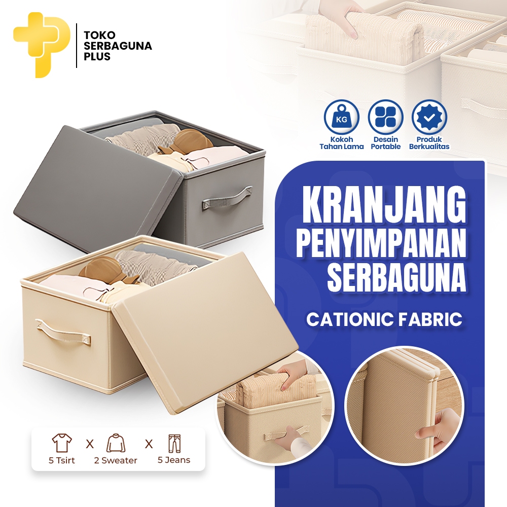 Jual Box Organizer Lemari Pakaian Kotak Sekat Penyimpanan Baju Celana ...