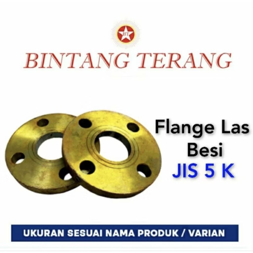 Jual Flange Las Besi JIS 5K 5" inch / Flange Las 5 inch JIS 5K Carbon ...