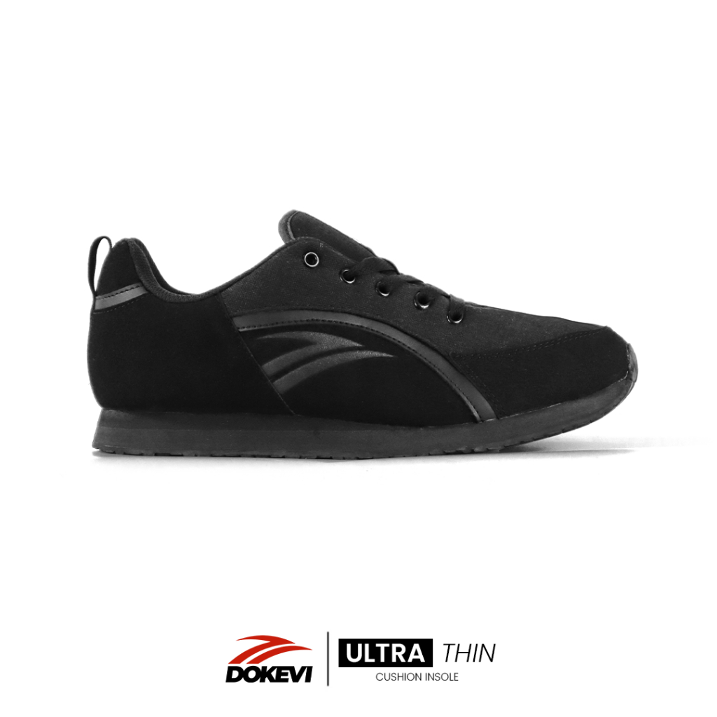 Jual DOKEVI - Eclipse All Black | Sepatu Sneakers | Sepatu Casual ...
