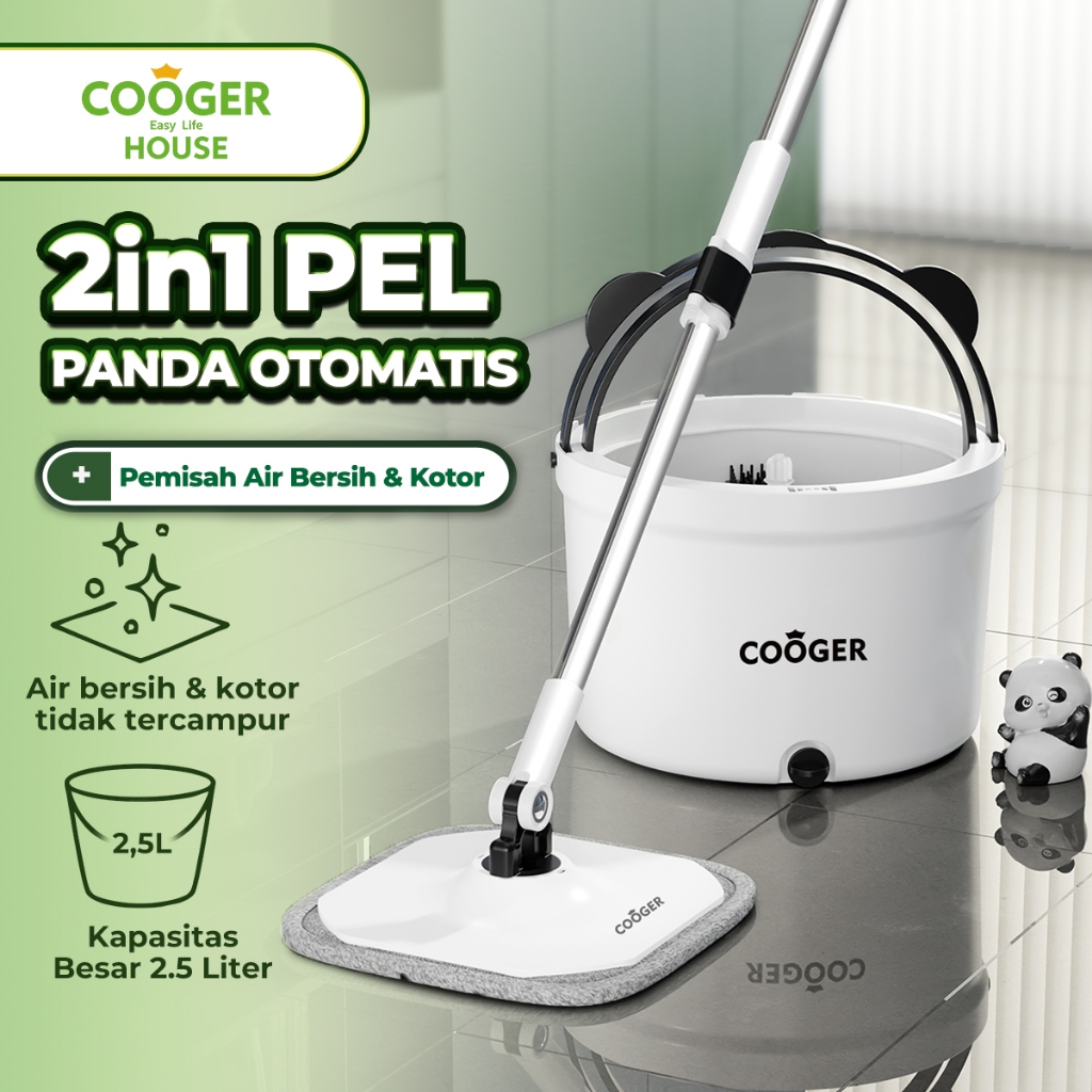 Jual COOGER HOUSE 2IN1 Pel Air Bersih Air Kotor Terpisah Pel Putar ...