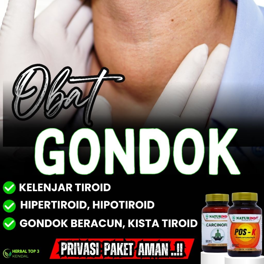 Jual Obat Benjolan di Leher Hipertiroid Hipotiroid Gondok Kelenjar ...