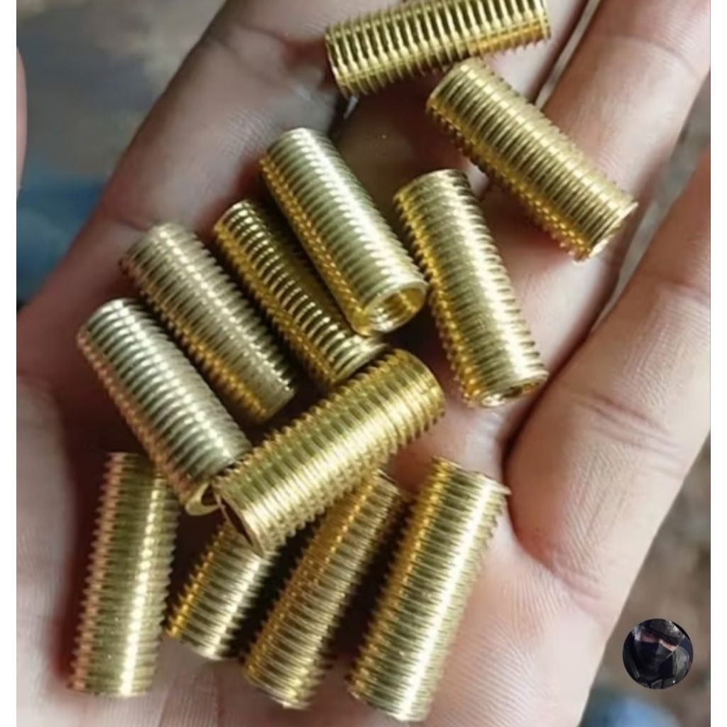 Jual SOK DRAT KUNINGAN M6×M8#M6×10#M7×M10#M8×M10#M8×M12#M10×M12 ...