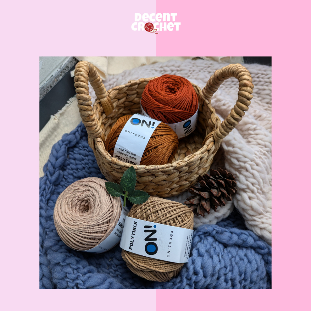 Jual Decent Crochet - Benang Rajut Polythick Onitsuga | Shopee Indonesia