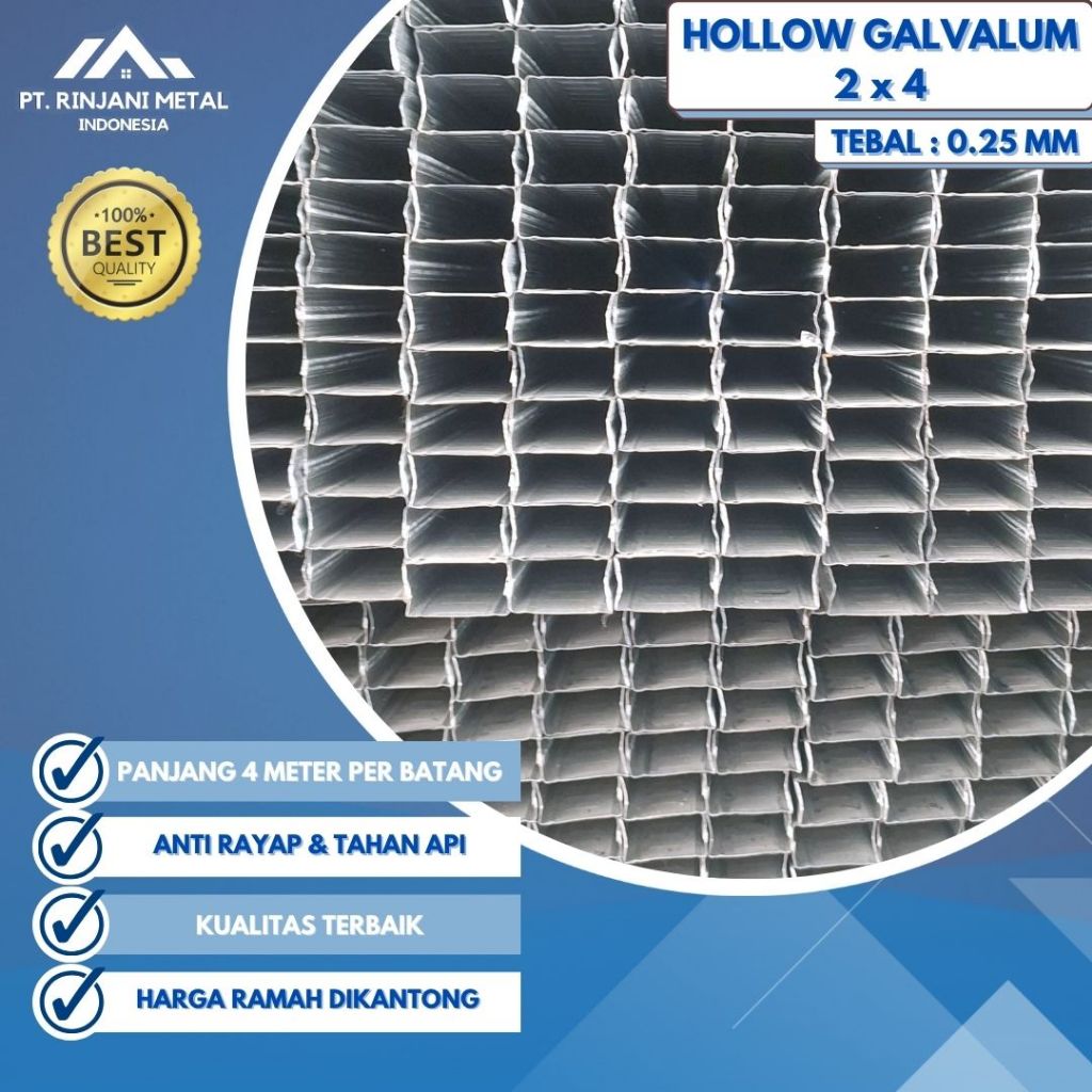 Jual HOLLOW GALVALUM 2X4 | Shopee Indonesia