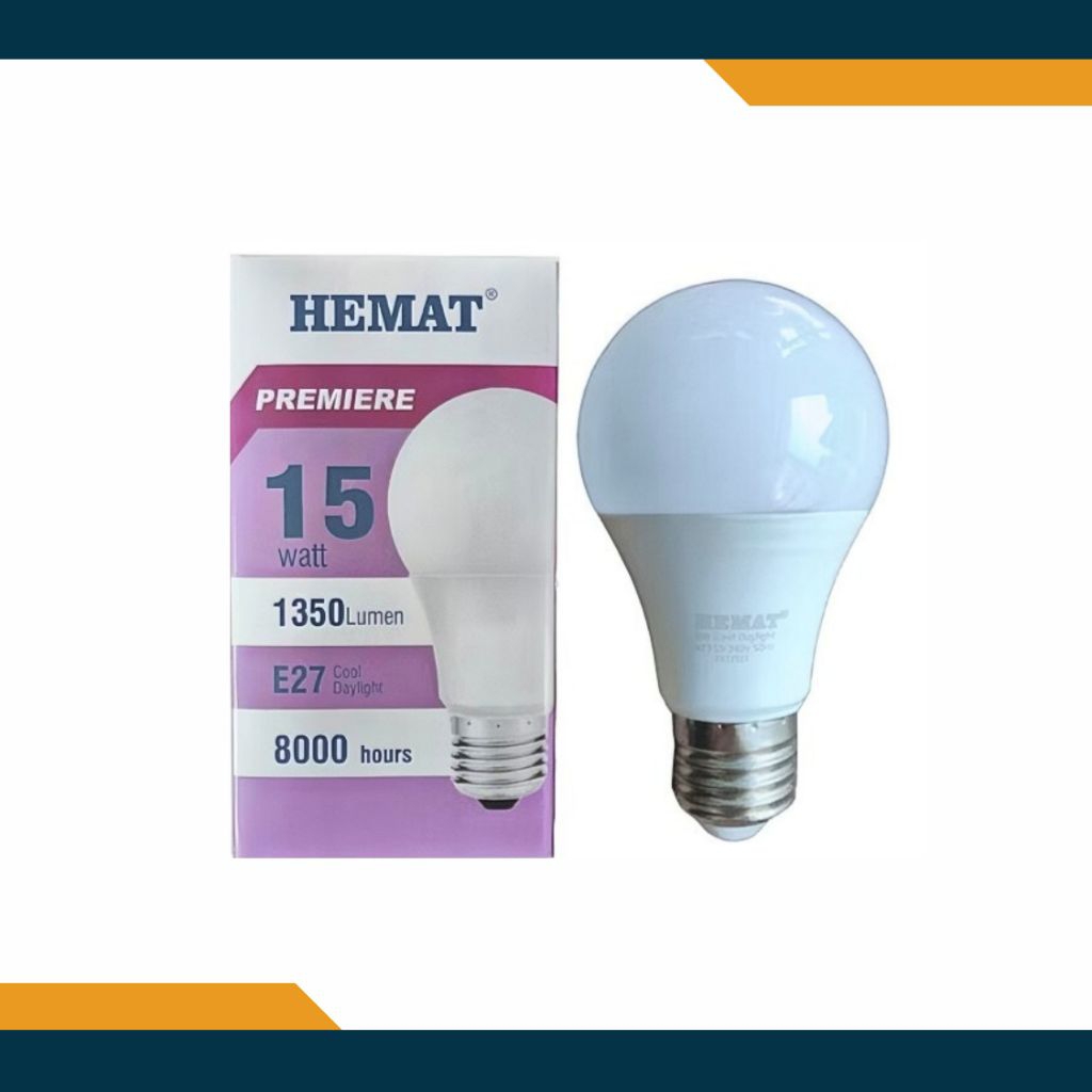 Jual Lampu LED Bulb Hemat Premiere 15W Putih | Shopee Indonesia