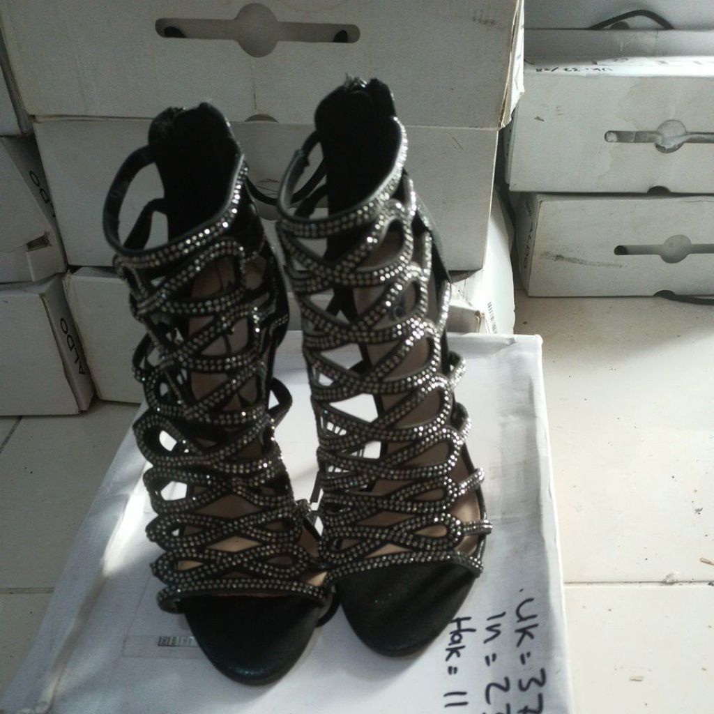 Jual sepatu heels original Aldo size 37cm insole23cm hak11cm(produk ...