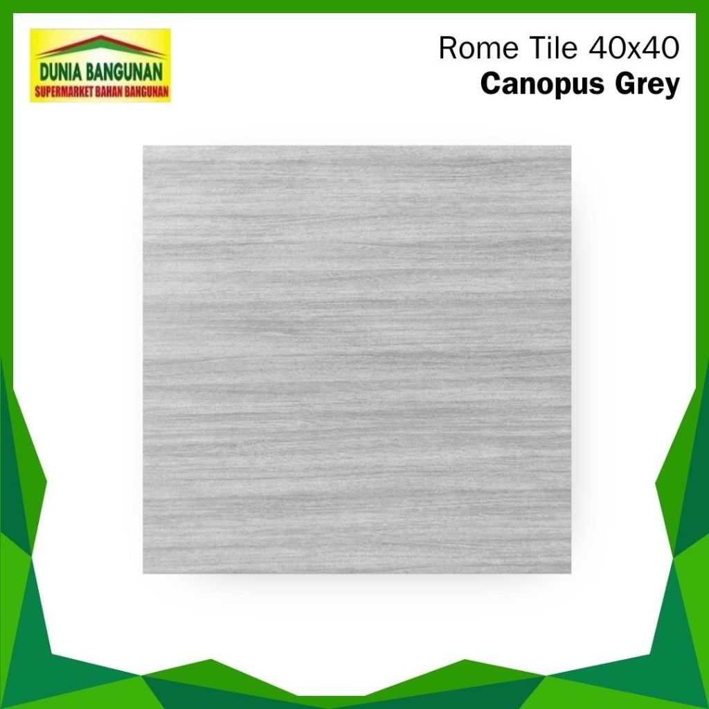 Jual Keramik 40x40 Roma Tile Canopus Grey KW 2 Keramik Lantai Glossy ...