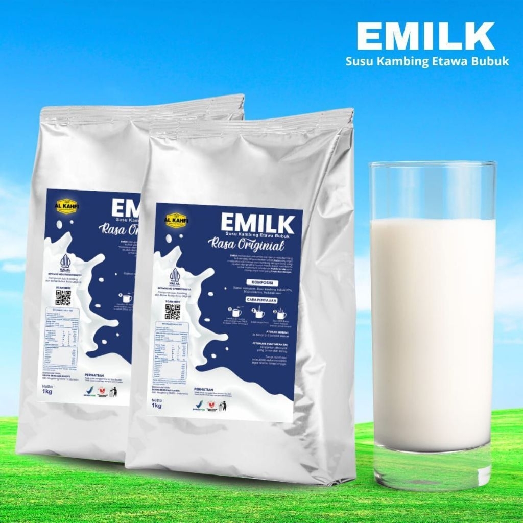 Jual EMILK SUSU KAMBING ETAWA BUBUK 1 KG KAYA VITAMIN & MINERAL rendah ...