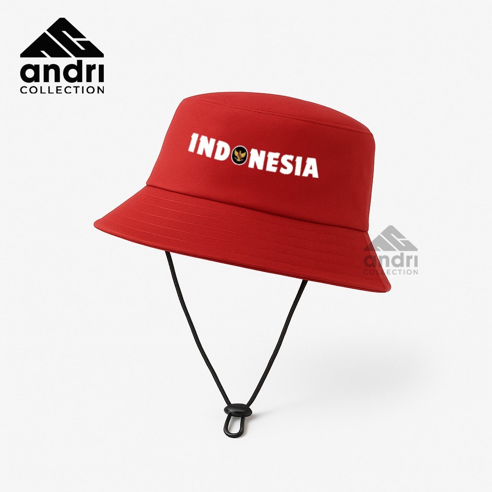Jual Topi Bucket Anak Special Hari Kemerdekaan/Topi Bucket Anak Merah ...