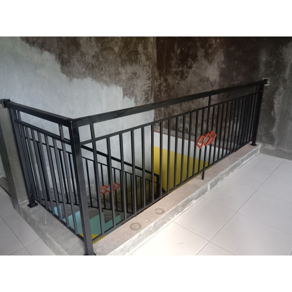 Jual Relling tangga besi//pagar rumah minimalis murah | Shopee Indonesia