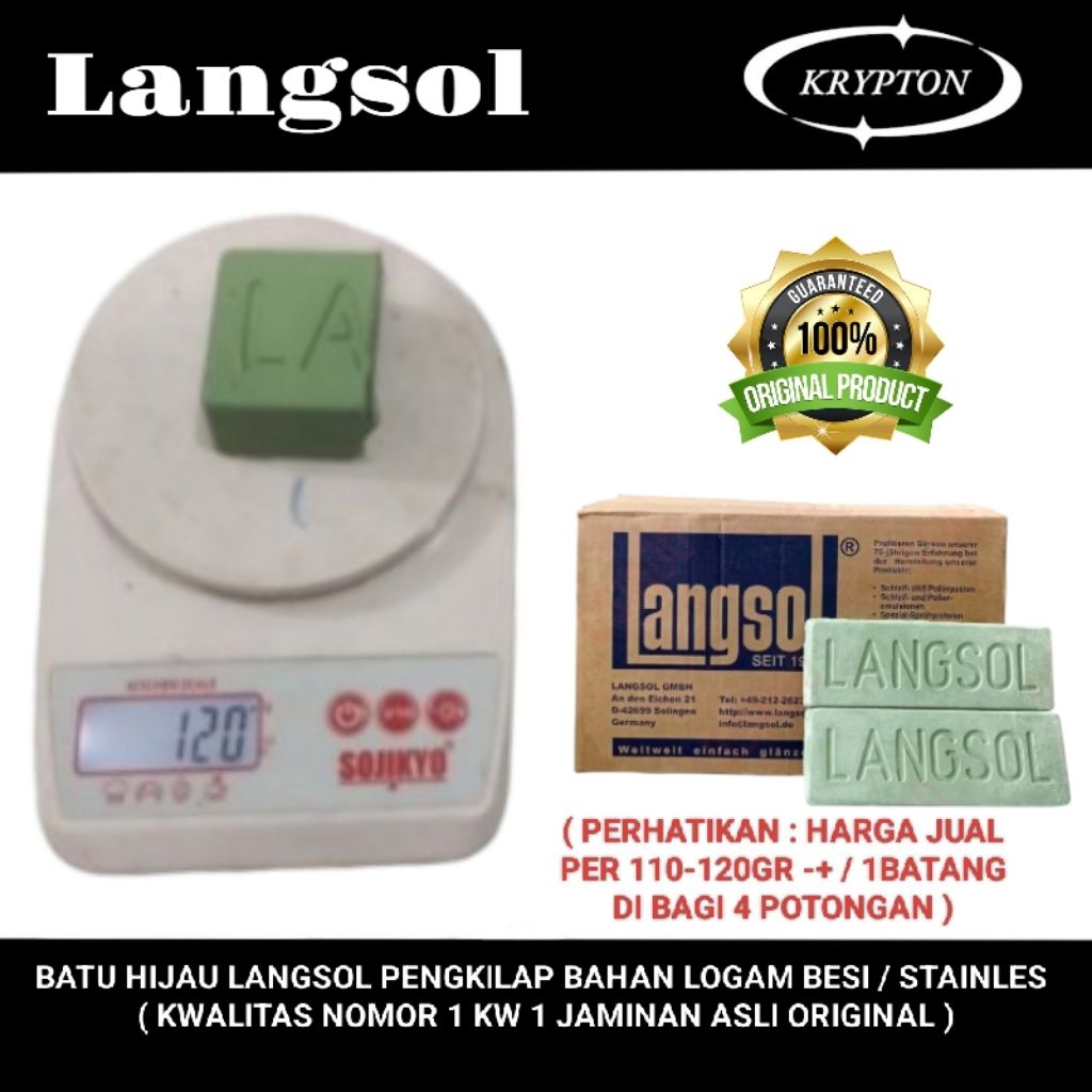 Jual BATU HIJAU LANGSOL 112GR ( kurang lebih ) PENGKILAP LOGAM GERMANY ...