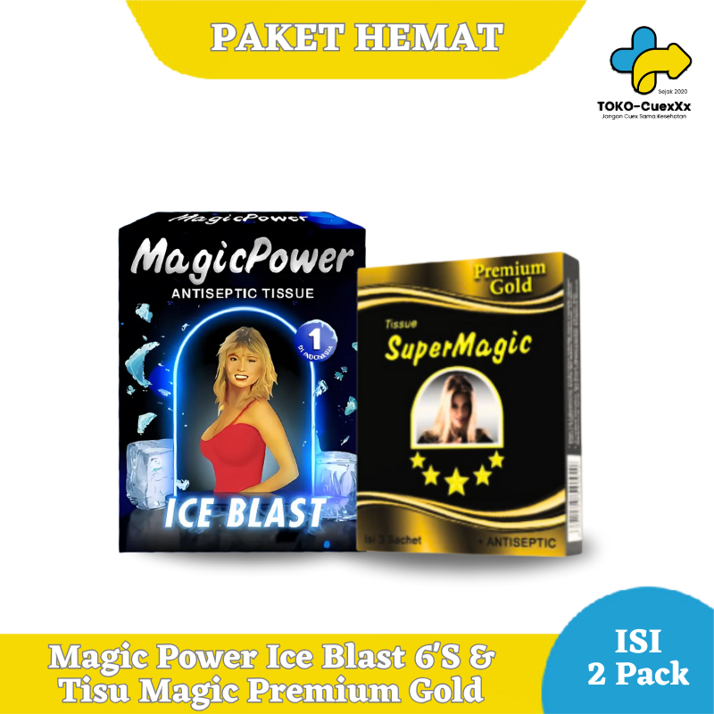 Jual Tissue Super Magic Premium Gold Isi 3 Pcs FREE Tisu Magic Power ...
