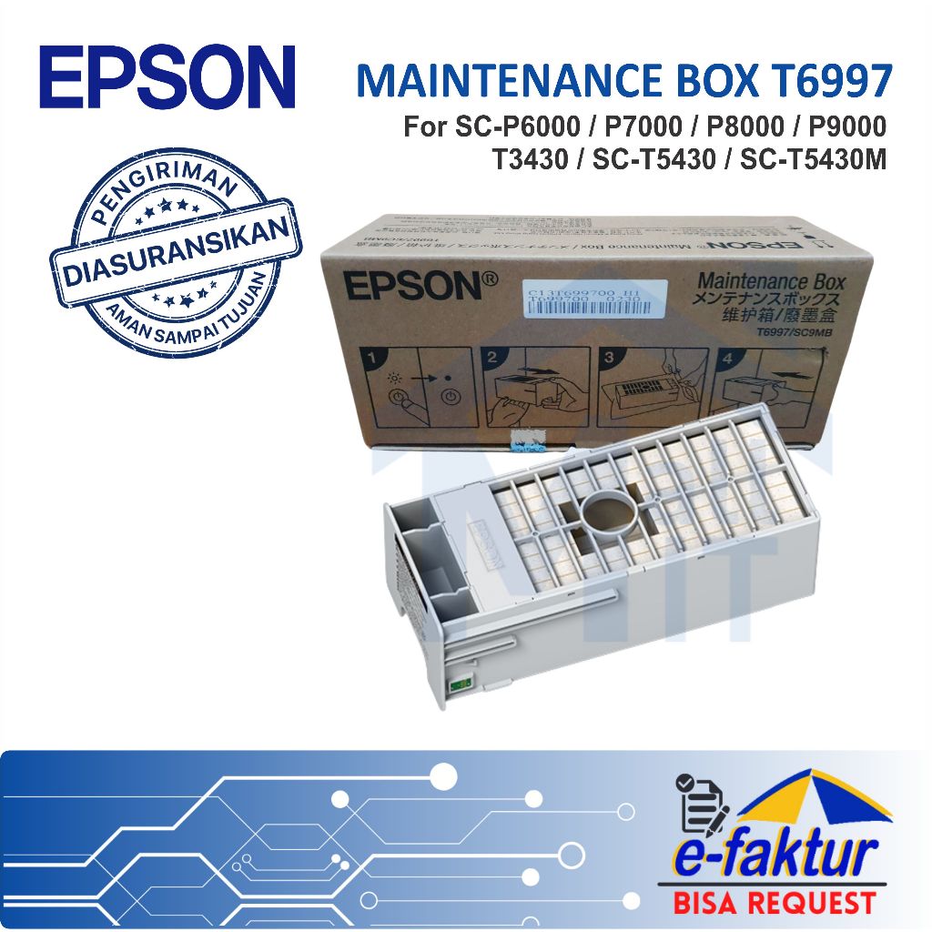 Jual MALLIT EPSON Maintenance Box T6997 (C13T699700) UNTUK P6000 P7000 ...