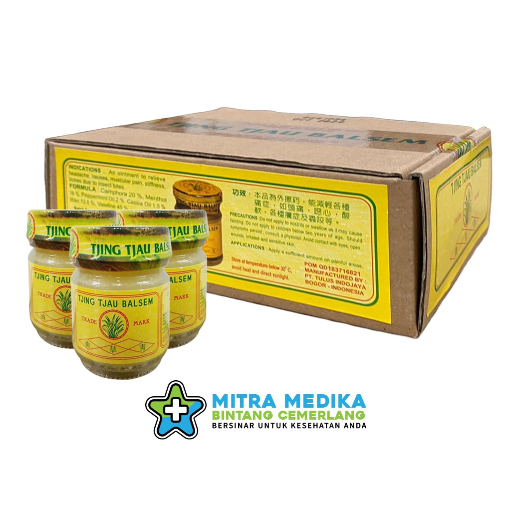 Jual BALSEM TJING TJAU OBAT GOSOK 1 BOX | Shopee Indonesia