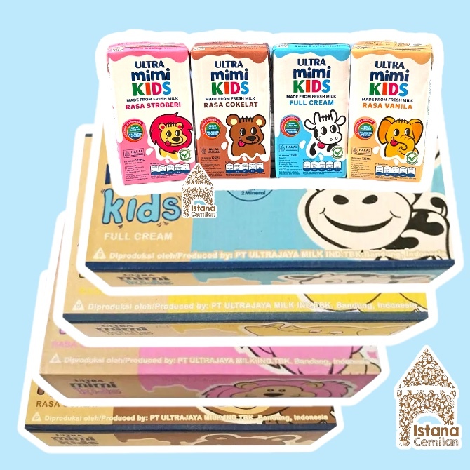 Jual TERMURAH ! Ultra Susu UHT Kemasan 125Ml (Mimi & Mini) DUS isi 40 ...