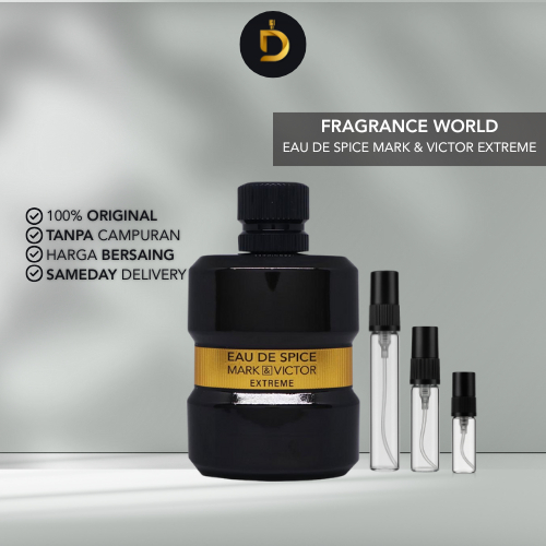 Jual Decant Fragrance World Eau De Spice Mark & Victor Extreme EDP For ...