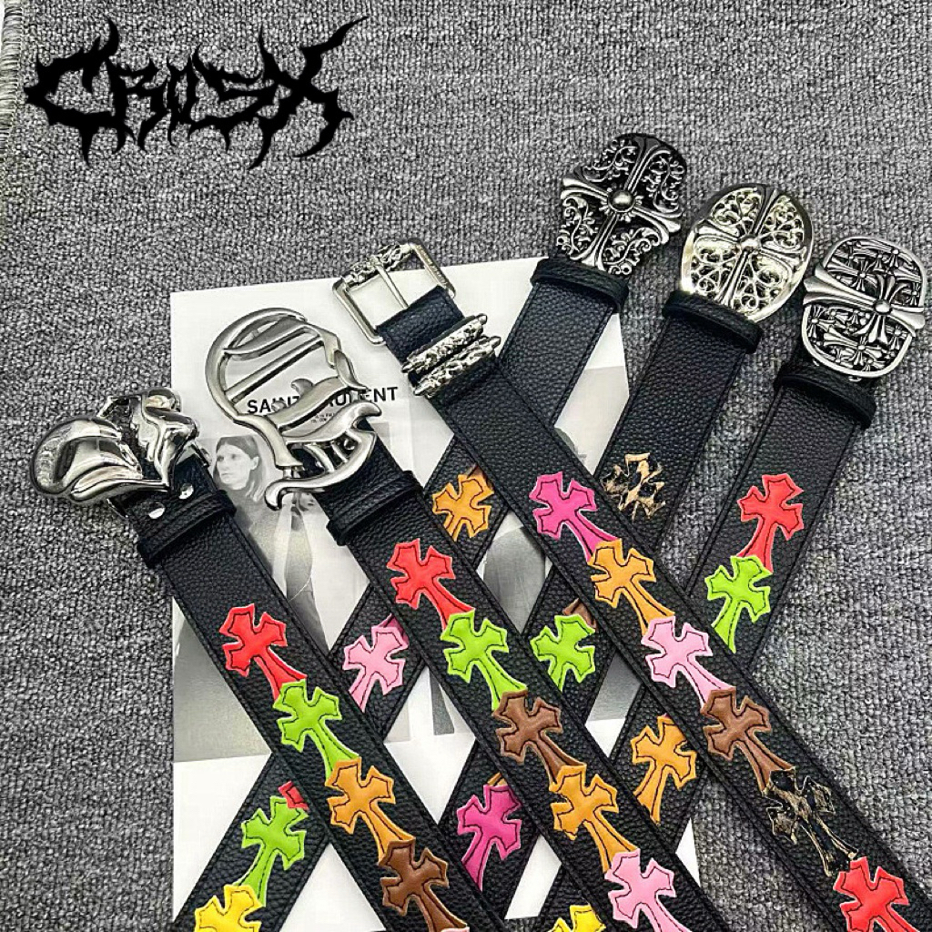 Jual ALN CH BELT / IKAT PINGGANG KULIT PU LEATHER RING CHAIN BELT SABUK ...