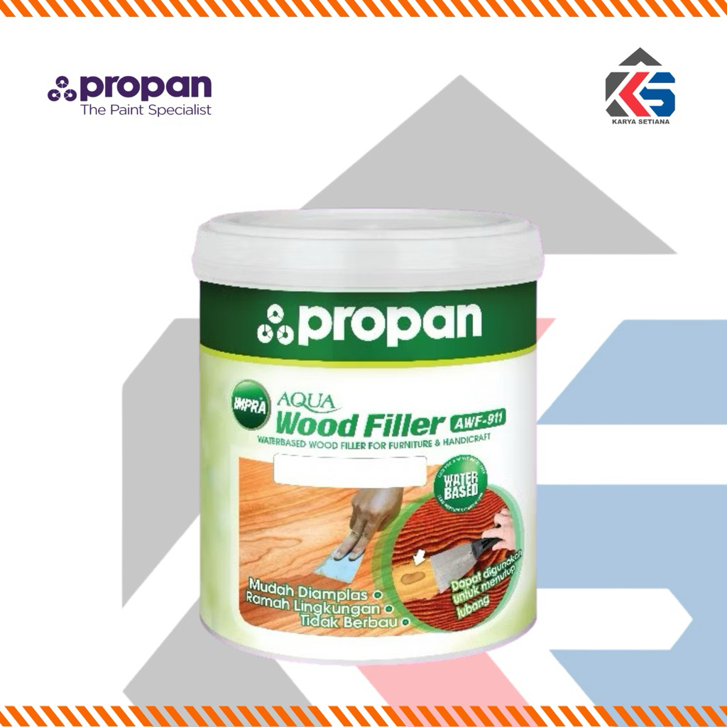 Jual PROPAN DEMPUL KAYU WATERBASED / PROPAN WOODFILLER AIR 1KG / PROPAN ...